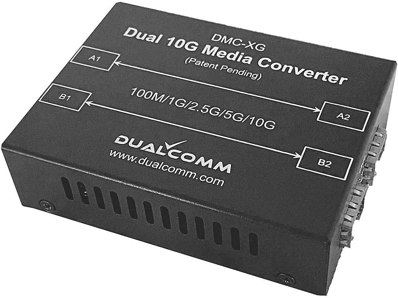 Amazon.com: Dualcomm DMC-XG Dual 10G Media Converter : Electronics