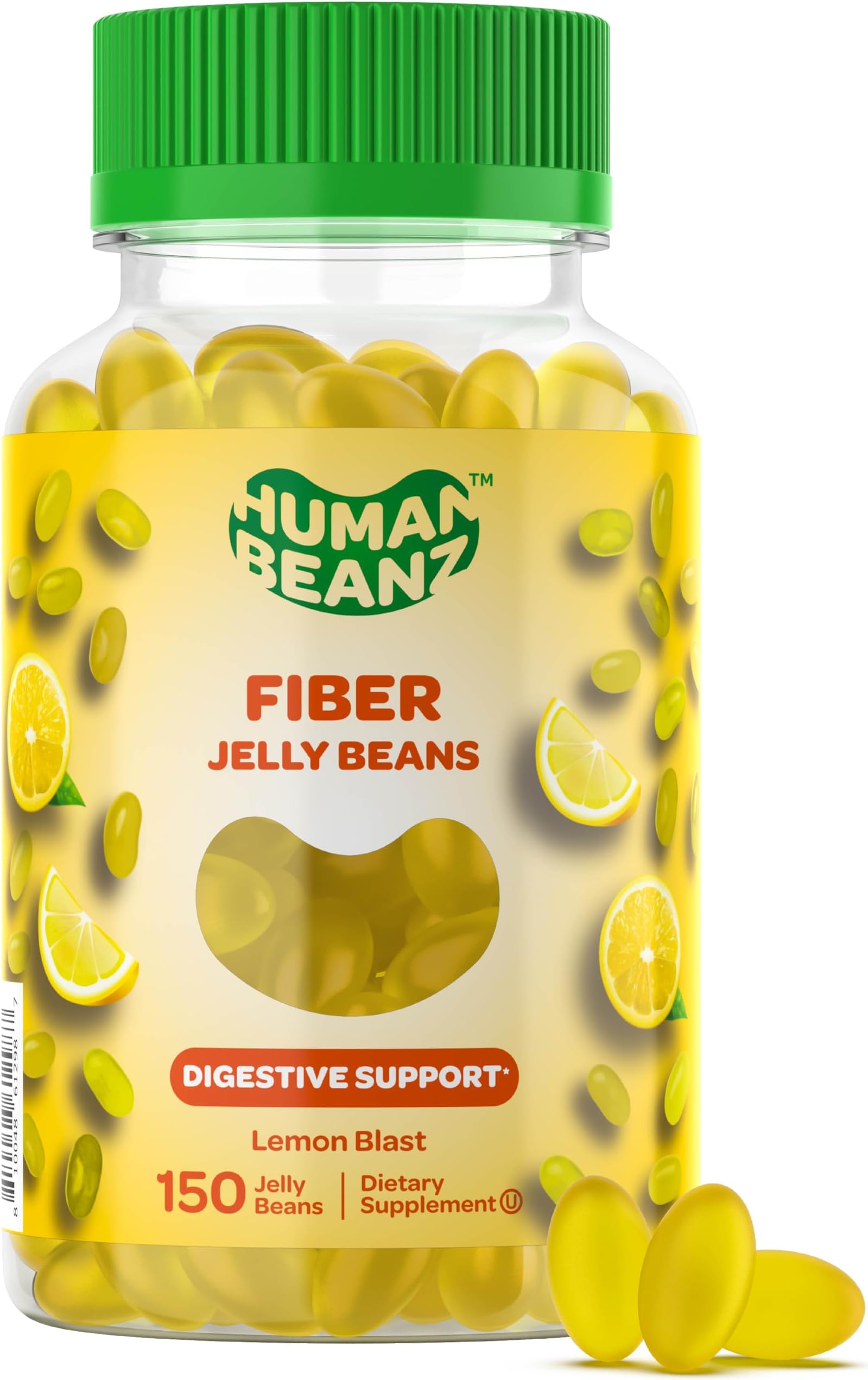 Amazon.com: Human Beanz Fiber Jelly Bean Gummies for Adults, Fiber ...