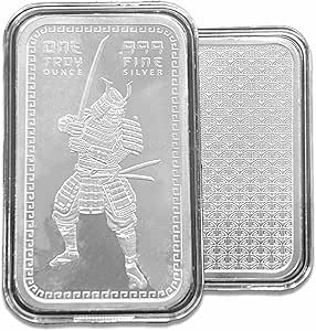 Amazon.com: 1oz Samurai Warrior rectangle bar pouch & incuded display ...