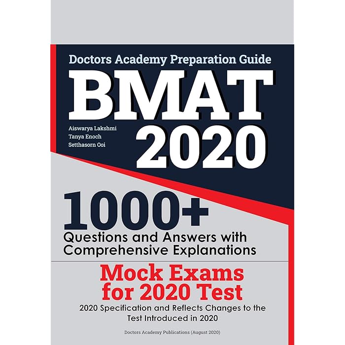Buy BMAT for 2021 and 2022 Tests - Doctors Academy Preparation Guide ...