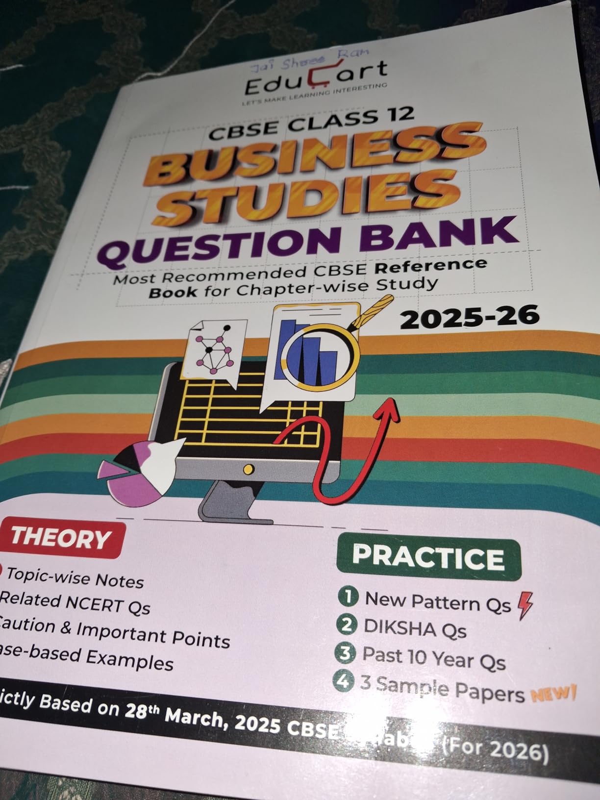 Educart CBSE Class 12 Business Studies Question Bank 2025-26 on new ...