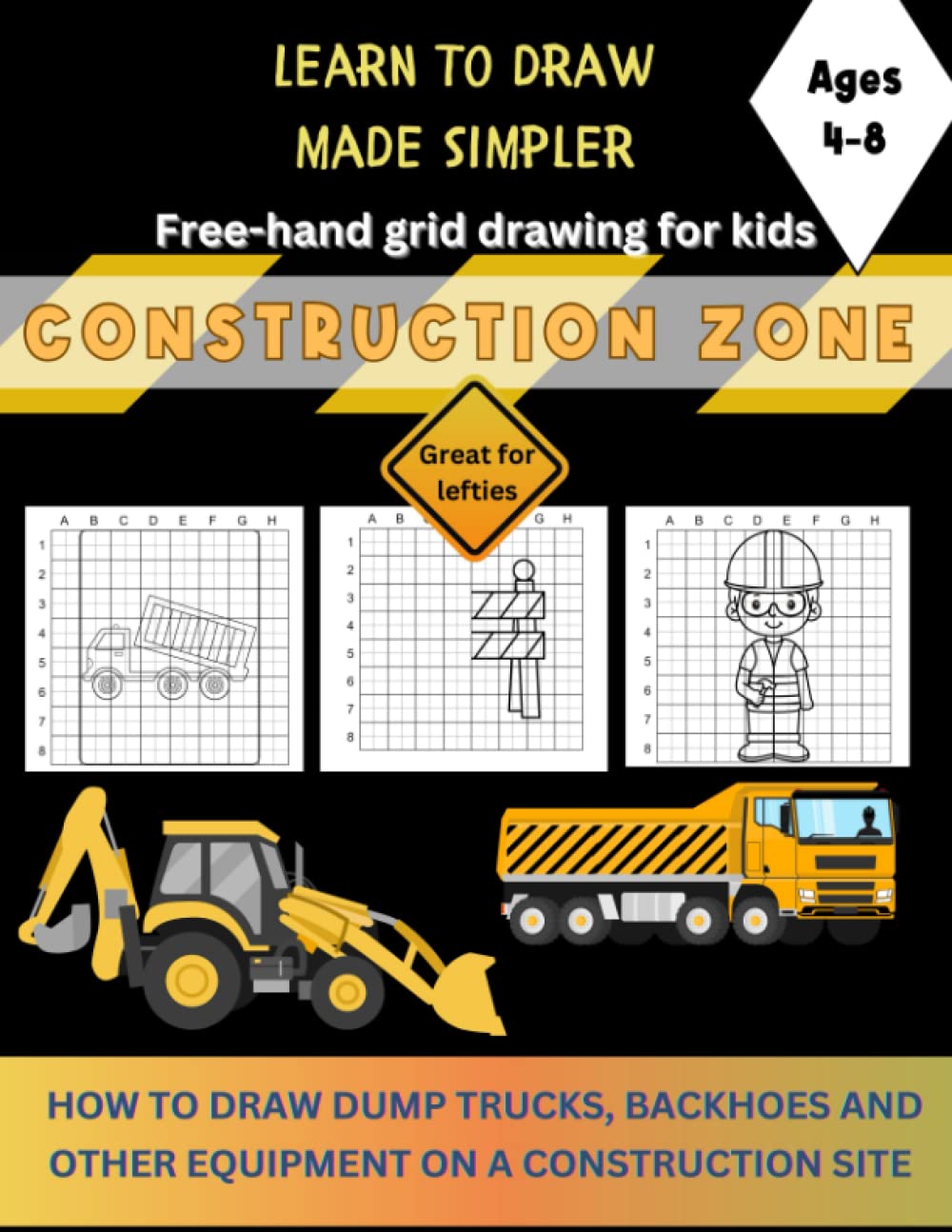 Learn to Draw Made Simpler, Free-hand Grid Drawing for Kids Ages 4-8 ...