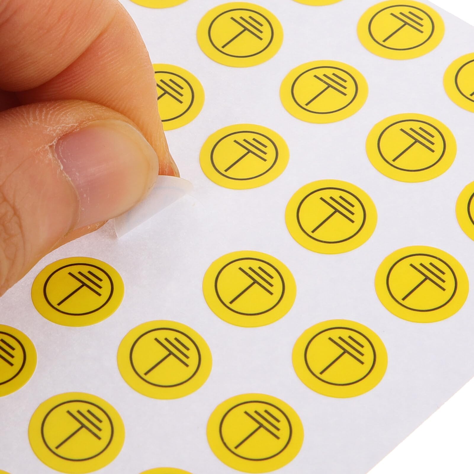 Snapklik.com : Ground Symbol Stickers 800pcs Safety Protective Earth ...