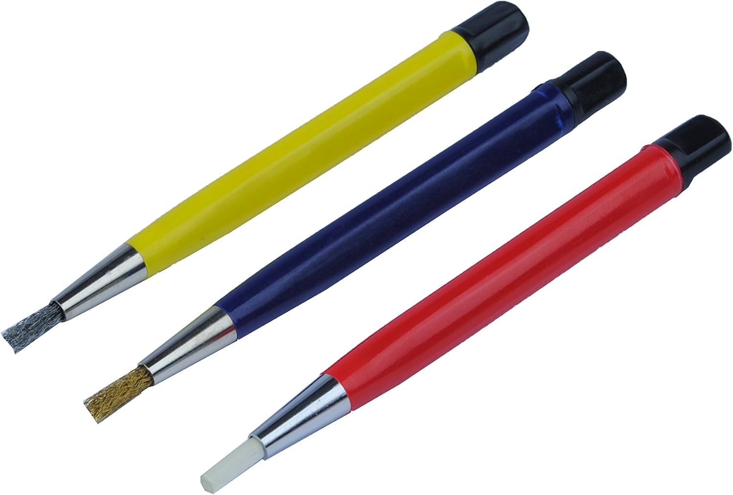 Proops Set x 3 Brass, Steel & Fiberglass Scratch Brush Pens. (M0098 ...