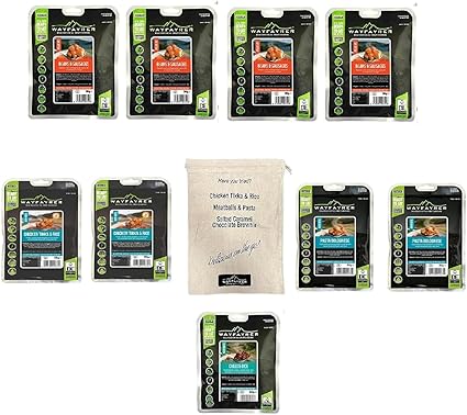 Wayfayrer DofE Gold 3 Day Camping Food Expedition Pack – 9 MRE Boil in ...