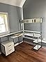 Amazon.com: Rolanstar Computer Desk with File Drawers, 99.2" L Shaped ...