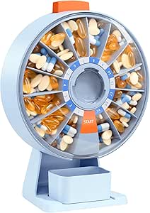 Daviky Pill Dispenser Daily, Large Pill Organizer with Wall-Mounted or ...