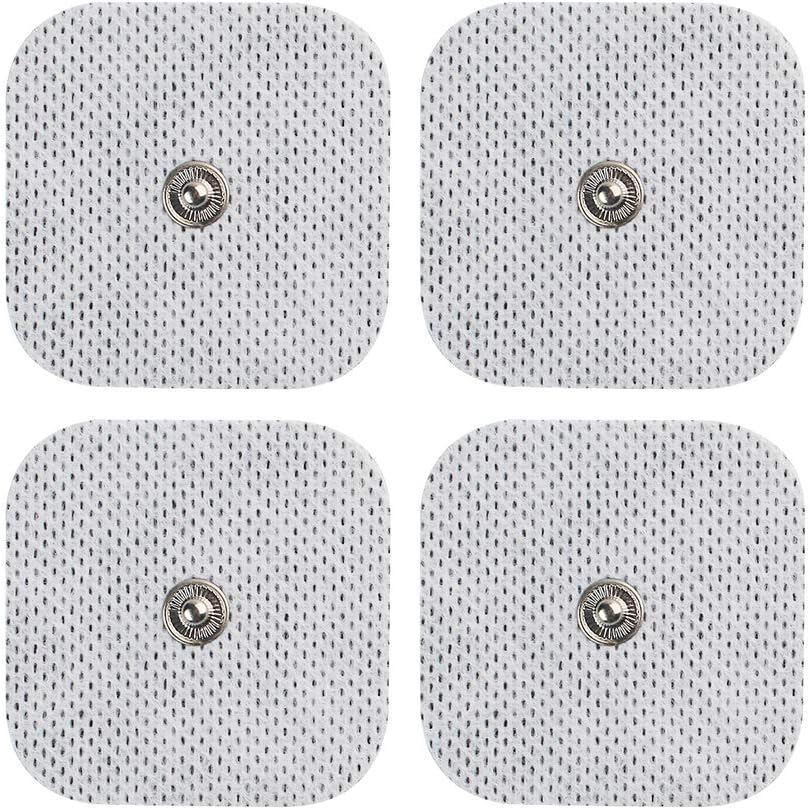 Amazon.com: Acuzone 40(2'x2") Pads TENS Snap Electrodes - Premium ...