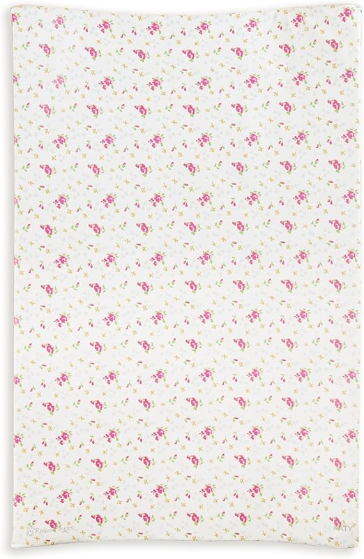 KATY Deluxe Anti Roll Baby Girls Waterproof Wedge Changing Mat with ...
