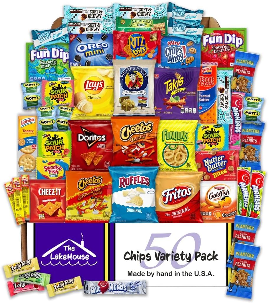 Amazon.com : Snack Chest Care Package (40 Count) Variety Snacks Gift ...