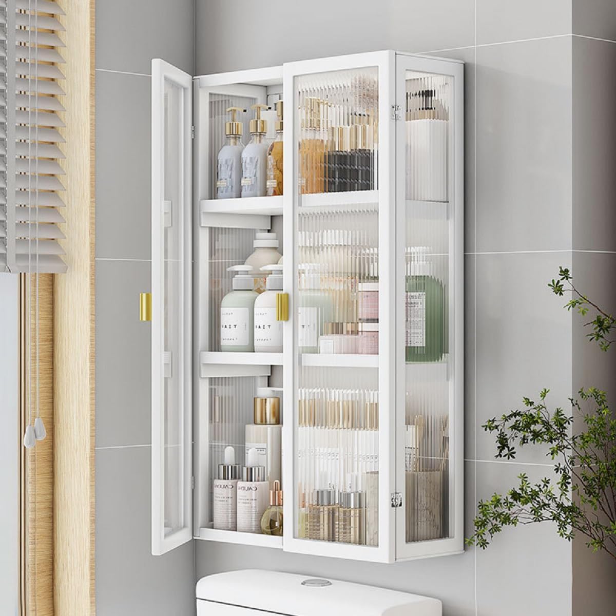 Amazon.com: Gdrasuya10 Wall Mounted Kitchen Bathroom Storage Cabinet ...