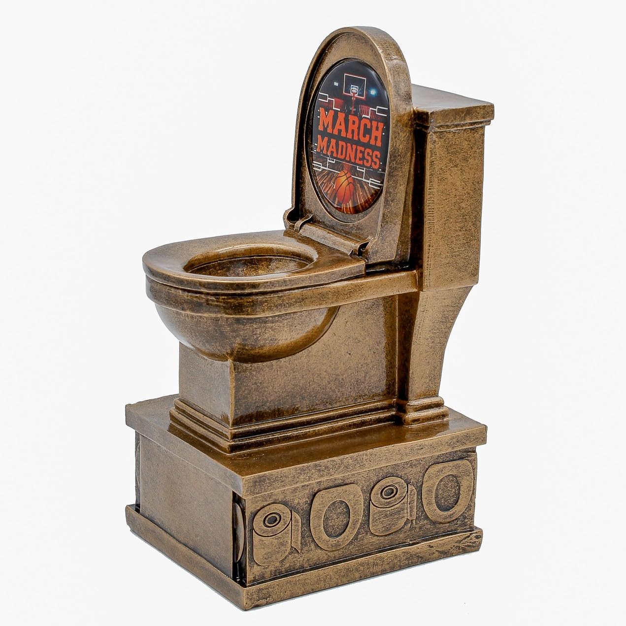 Snapklik.com : Decade Awards Action Pedestal Gold Toilet Bowl March ...