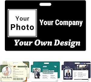 Amazon.com : Custom Id Badge Custom Id Card Identification Badges ...