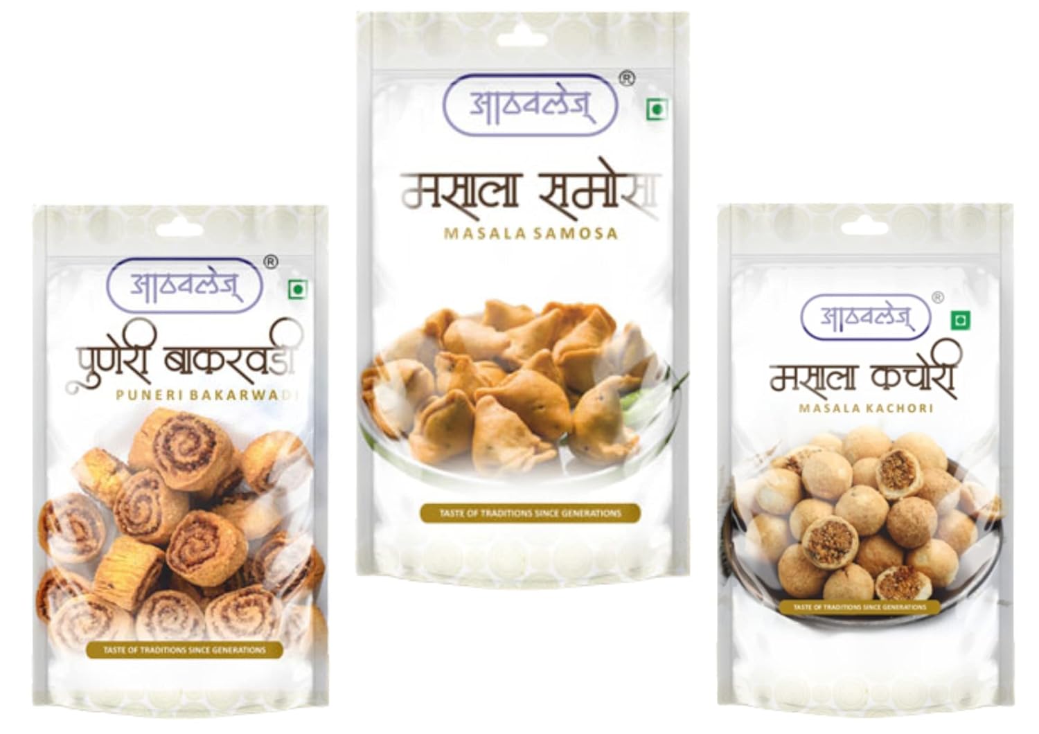 Athavale's Namkeen Snacks Combo | Snacks for travel | Indian namkeens ...