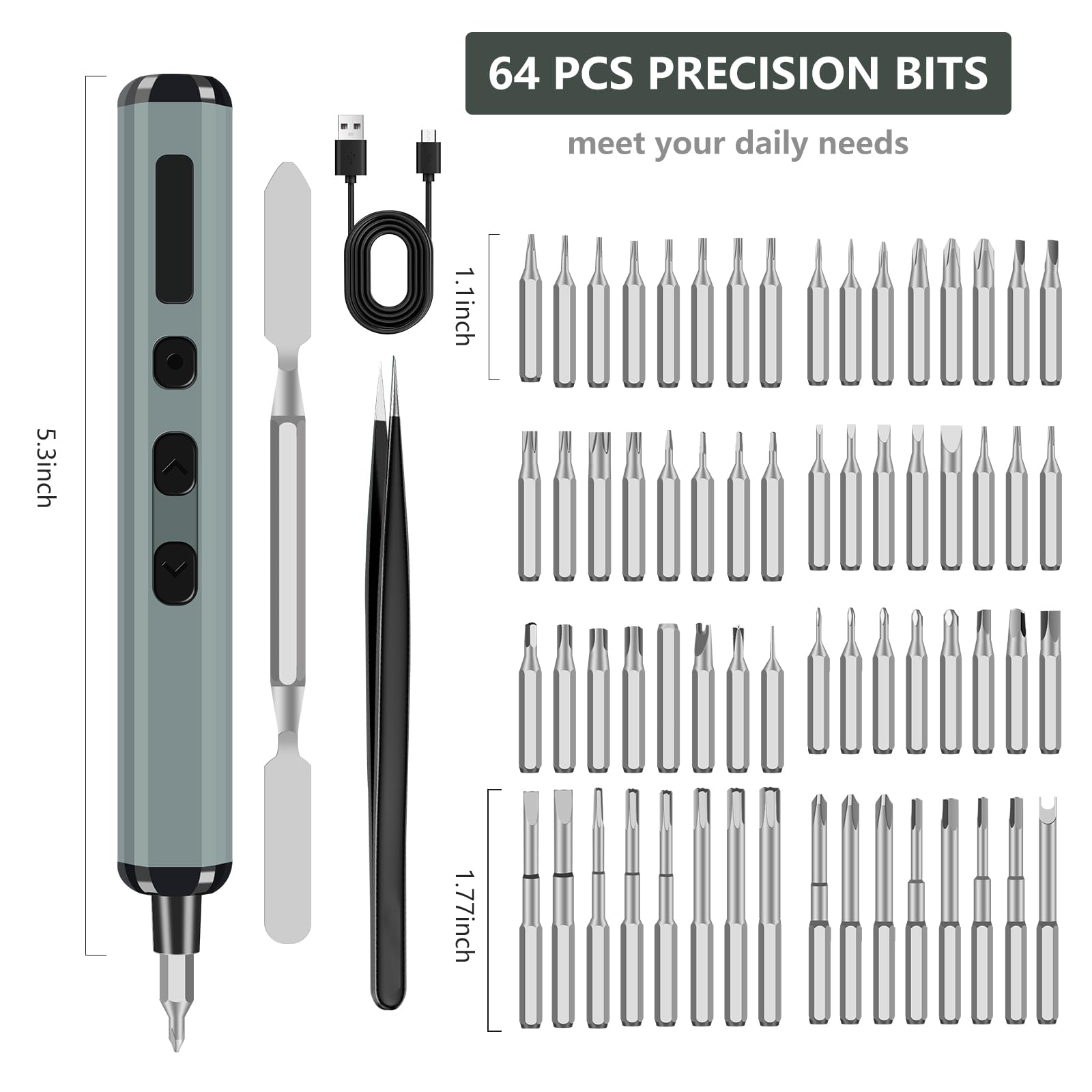 Snapklik.com : Electric Screwdriver Cordless Mini Power Precision ...