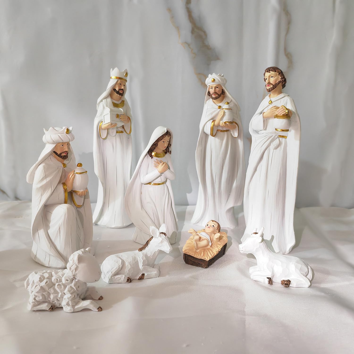 Snapklik.com : Nativity Sets For Christmas Indoor, The Real Life ...