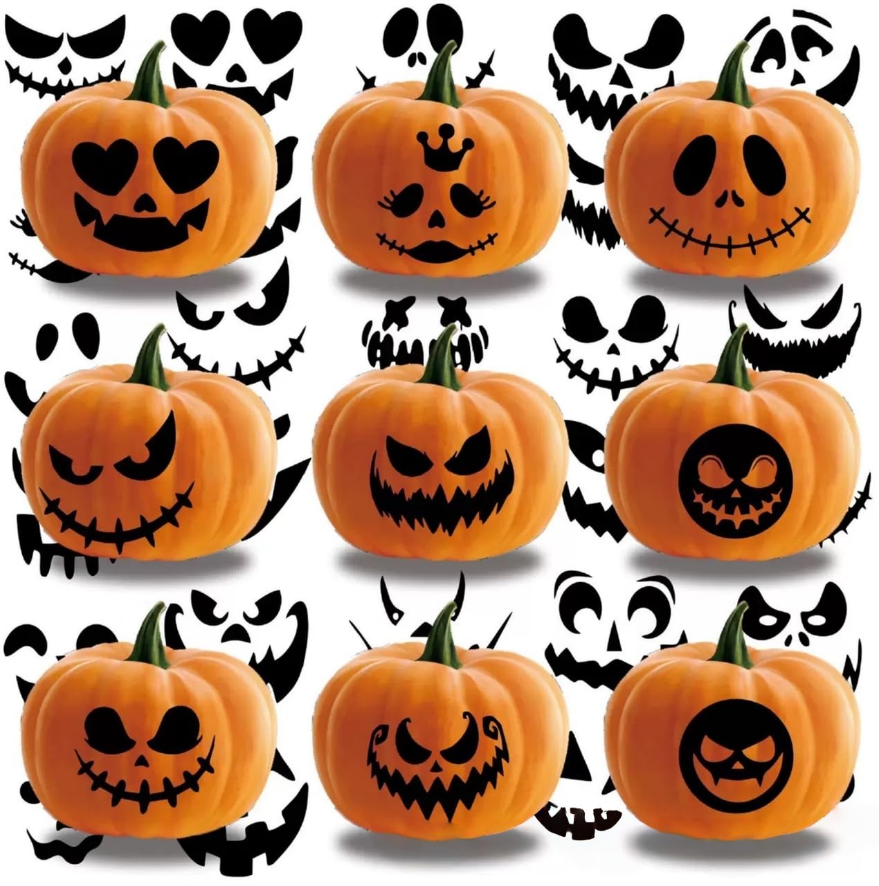 Jack O Lantern Face Templates