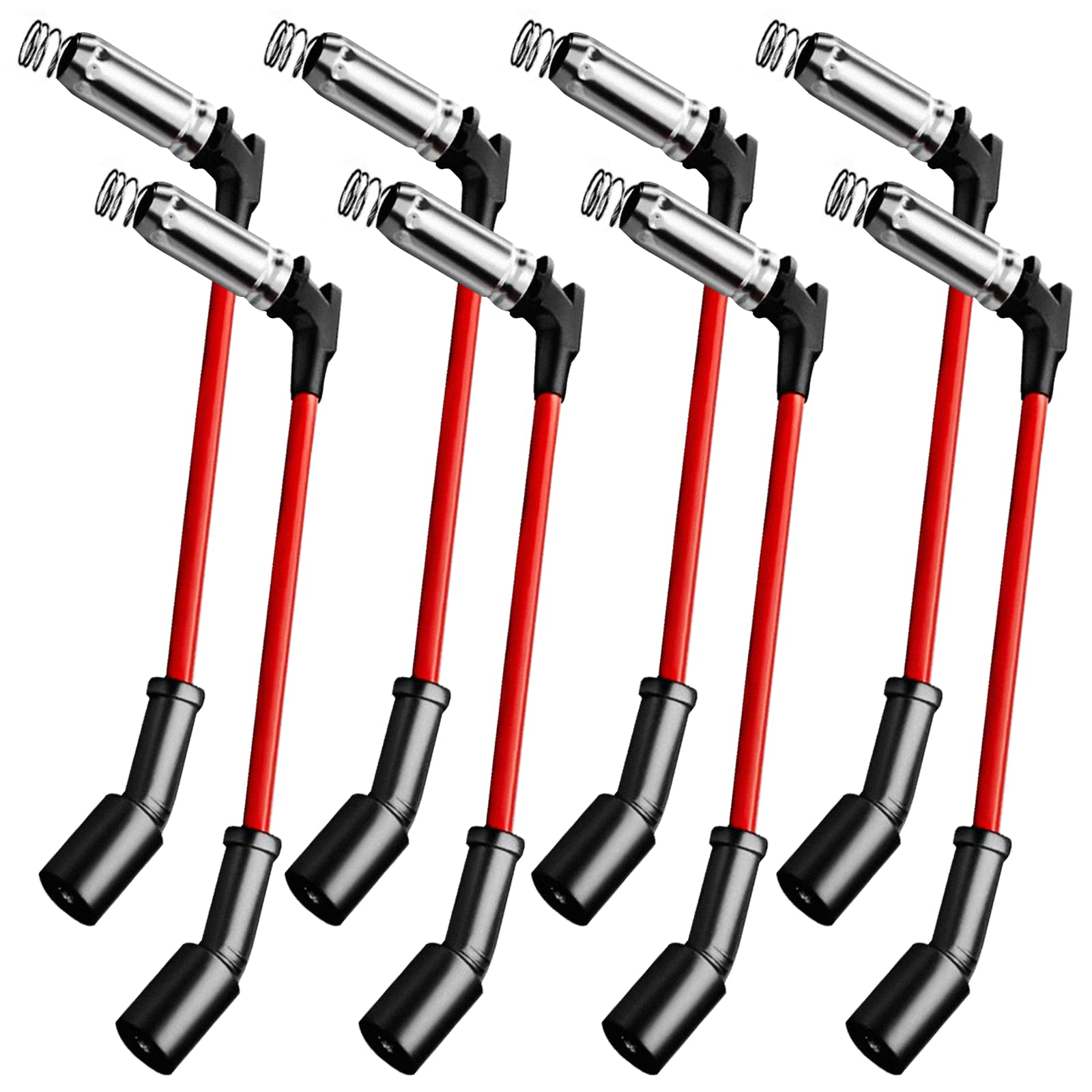 Amazon.com: 8PCS High Performance Spark Plug Ignition Wires Set Endxedo ...