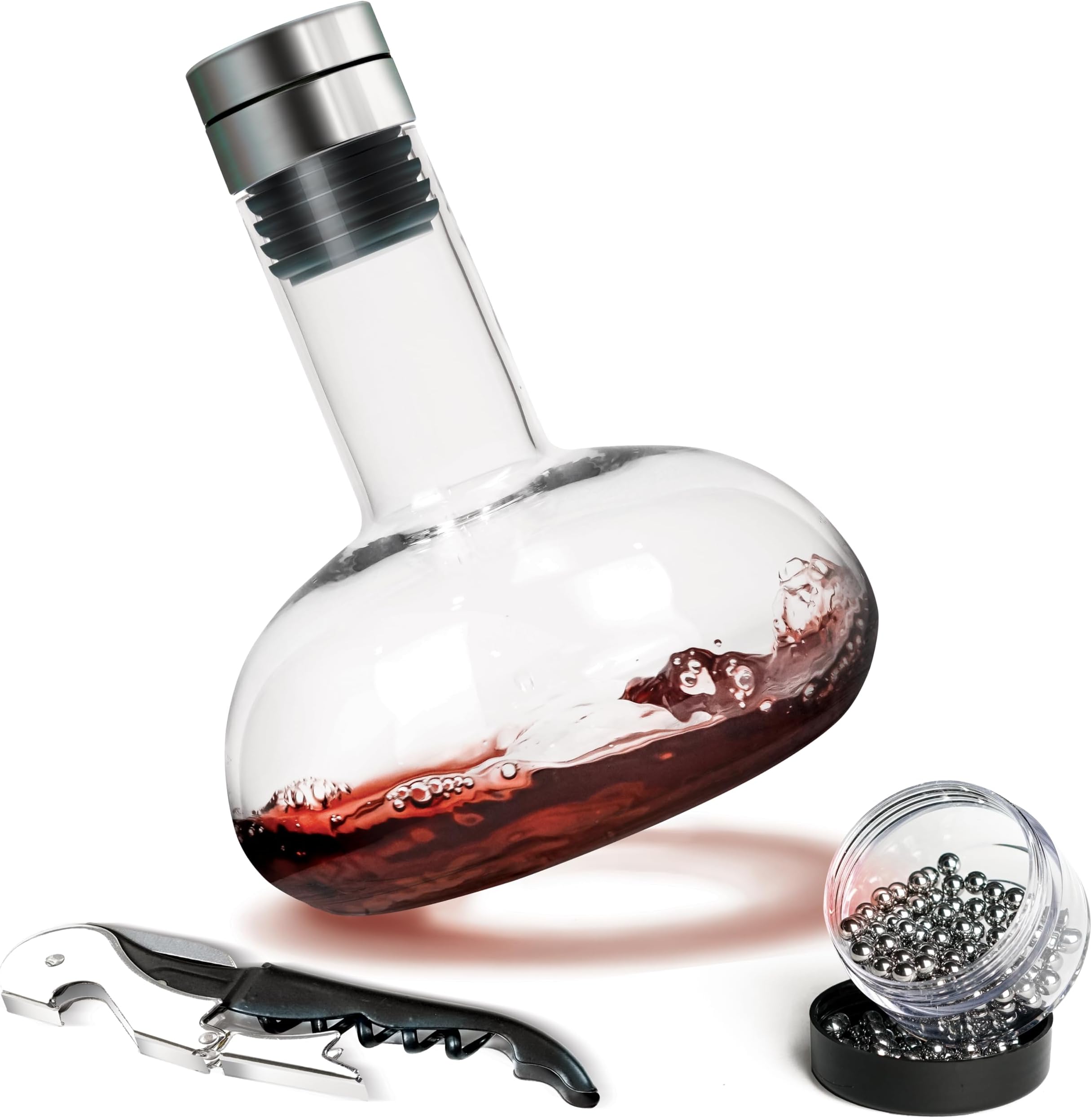 Amazon.com | Modern Innovations Red Wine Decanter with Aerator Lid ...