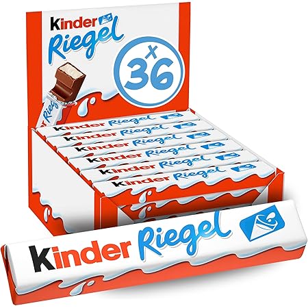 kinder Riegel - 5 Vorratspacks mit jeweils 18 Riegeln, einzeln verpackt ...