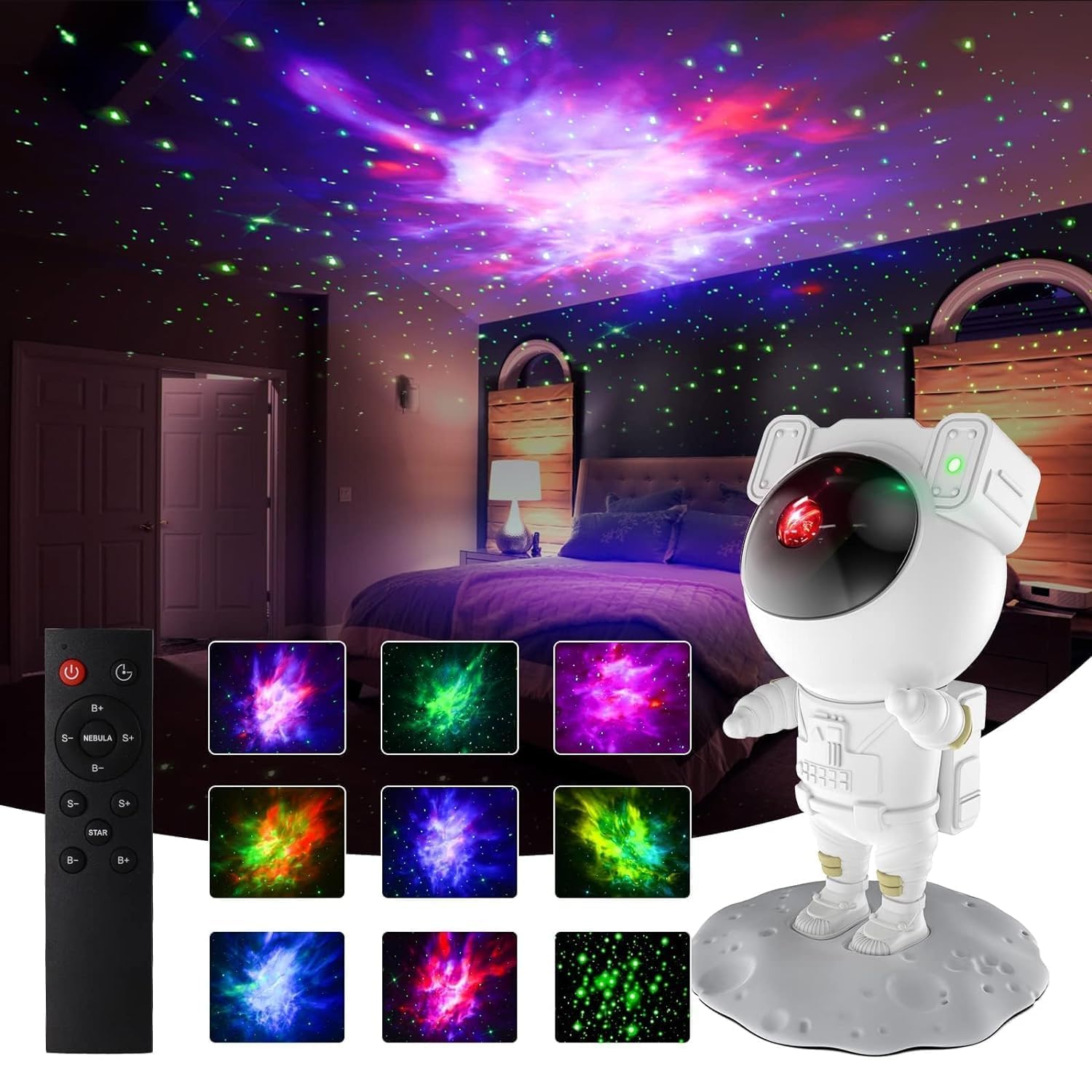 Buy Astronaut Galaxy Projector with Remote Control - 360? Adjustable ...