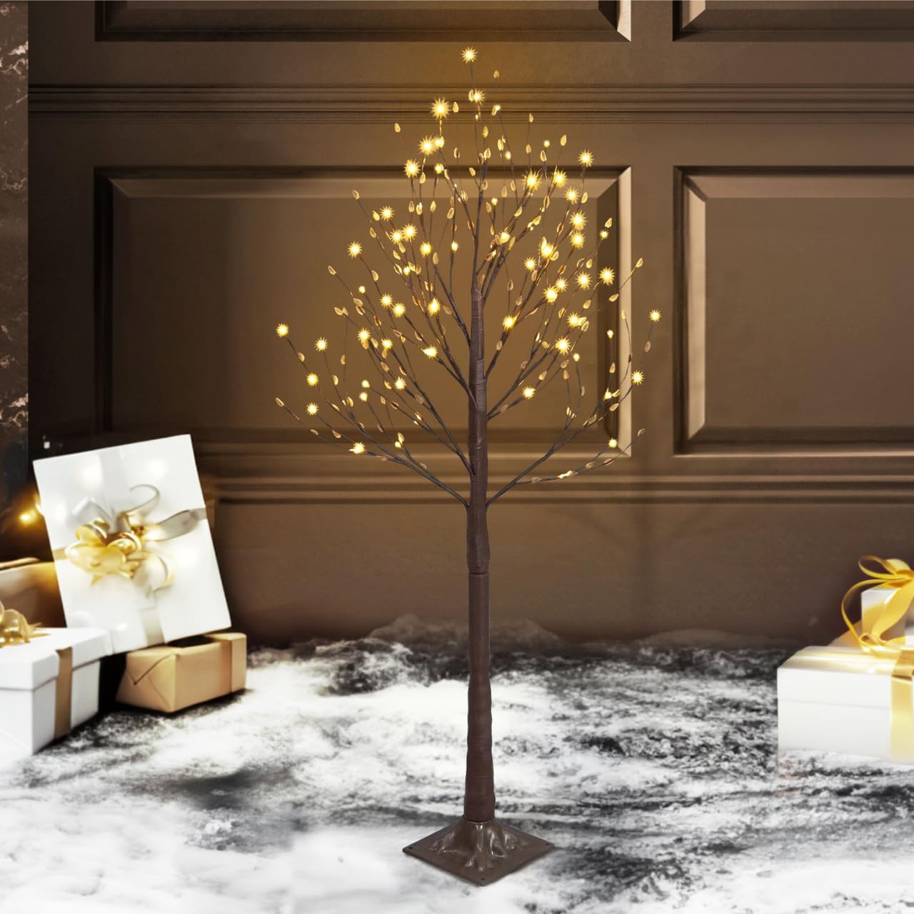 Amazon.com: Fencer Wire 4 Feet, 48inch Premium Lighted Willow Tree w ...