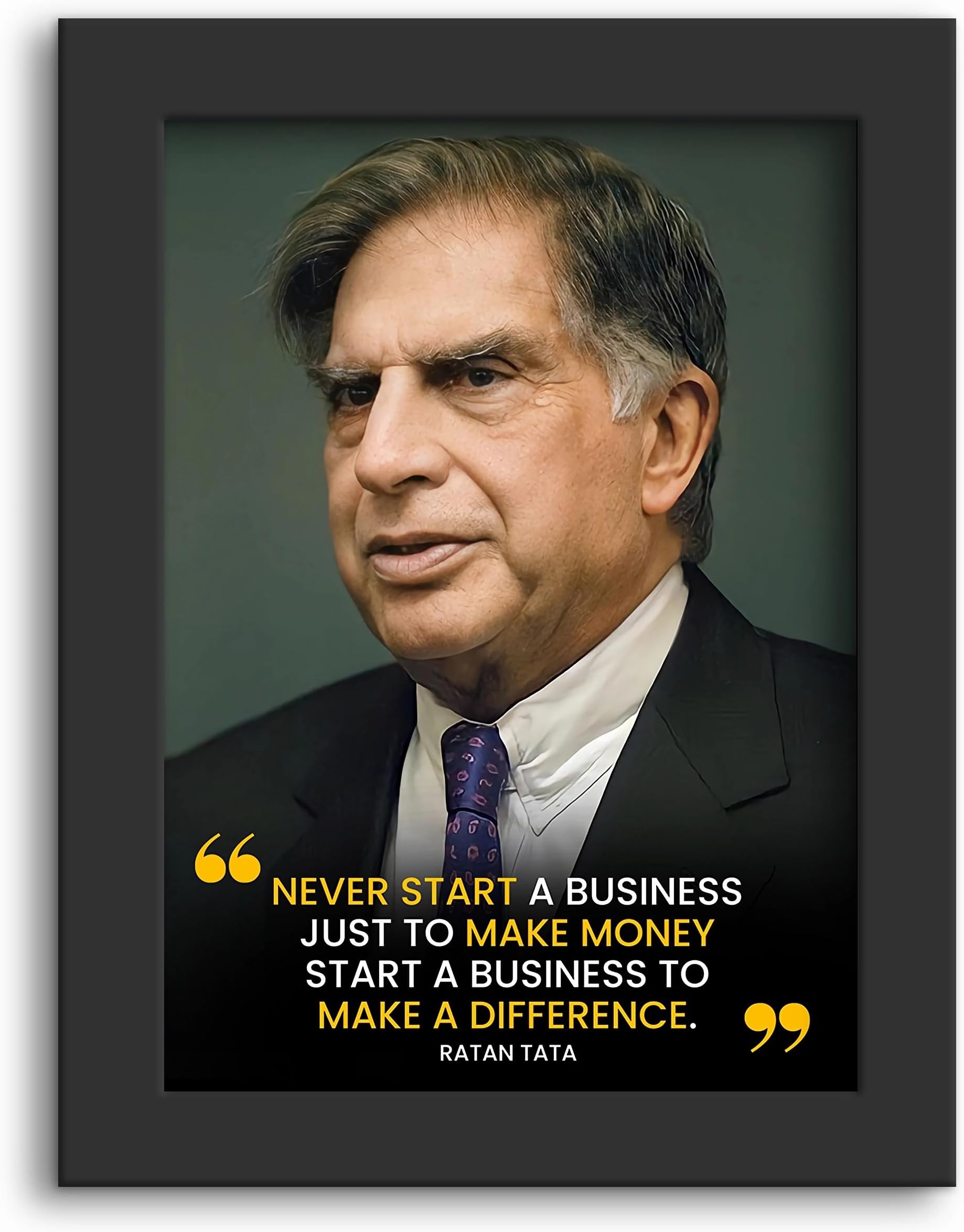 DmcreativityCraft Ratan Tata Motivational Quotes Wall Frames Framed ...