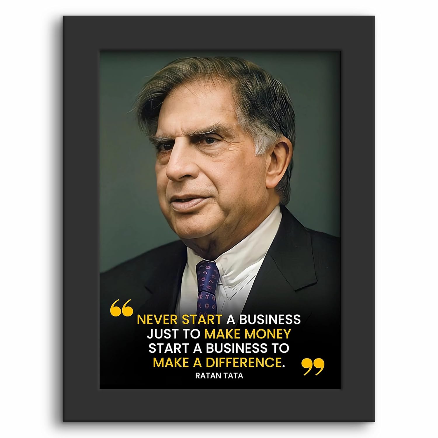 DmcreativityCraft Ratan Tata Motivational Quotes Wall Frames Framed ...
