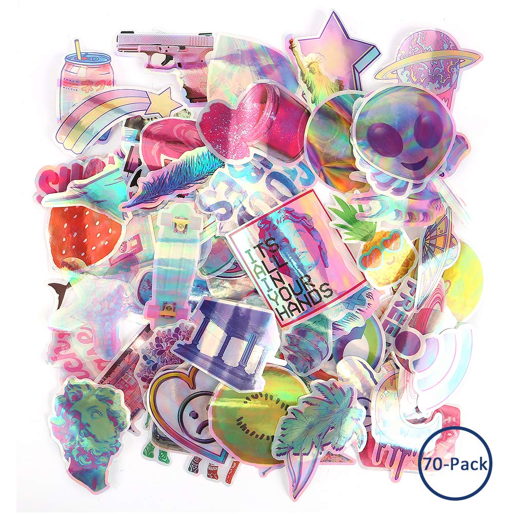 Buy Bilibili Rainbow Stickers Girl Wind,Graffiti Sticker, Vinyl ...