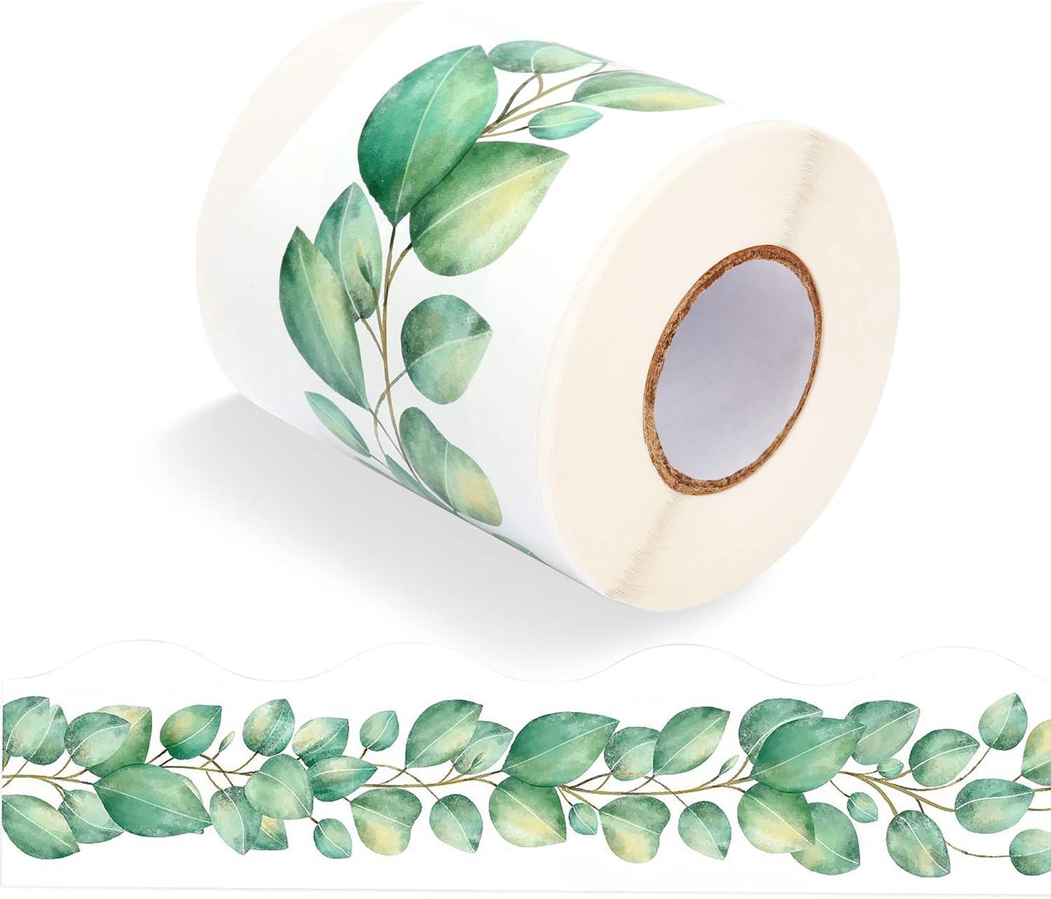 Amazon.com: Lucleag 65.6 Ft Eucalyptus Bulletin Board Border, Self ...