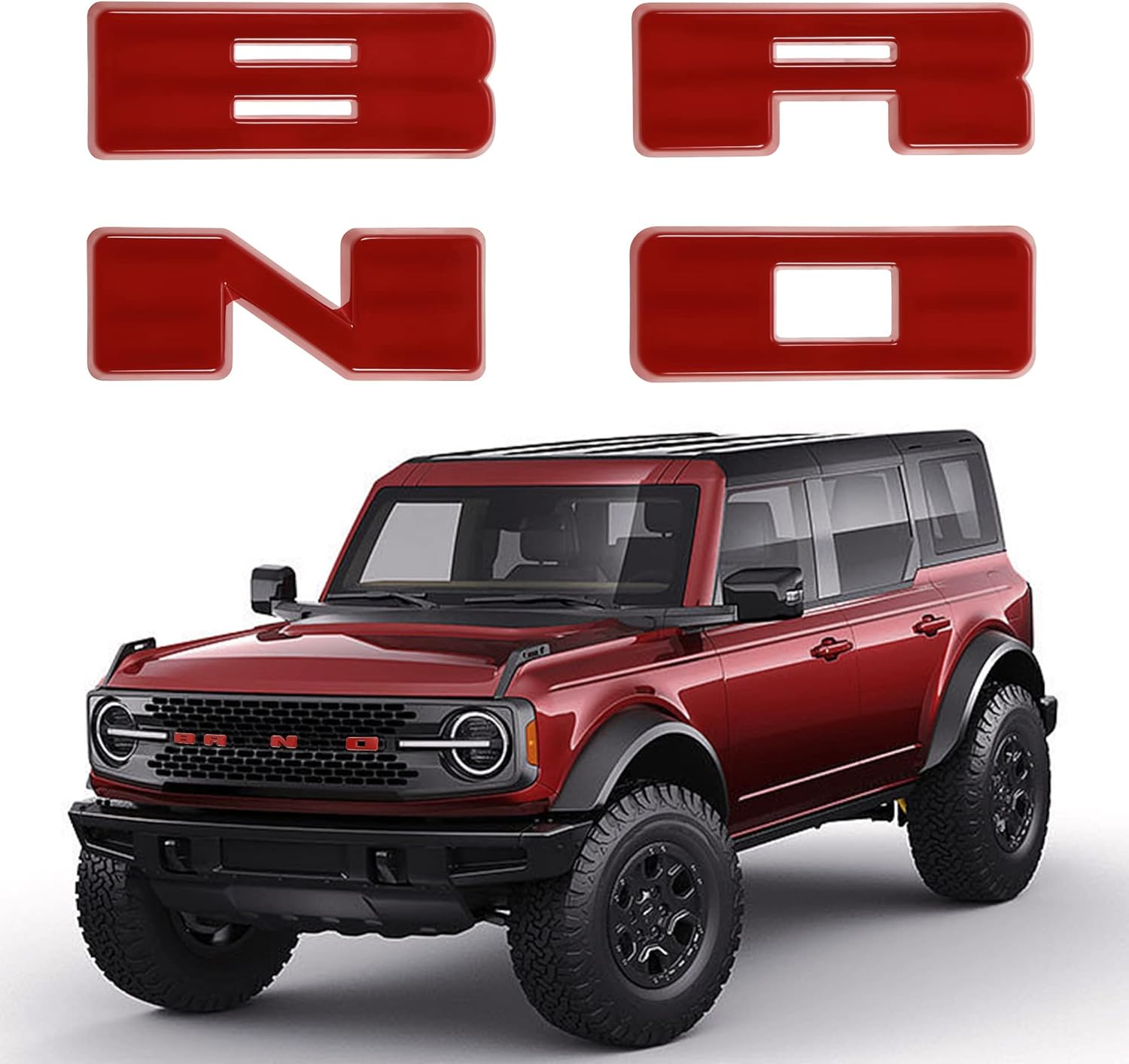 KRSCT Cubierta de decoración de letras con emblema de rejilla frontal ...