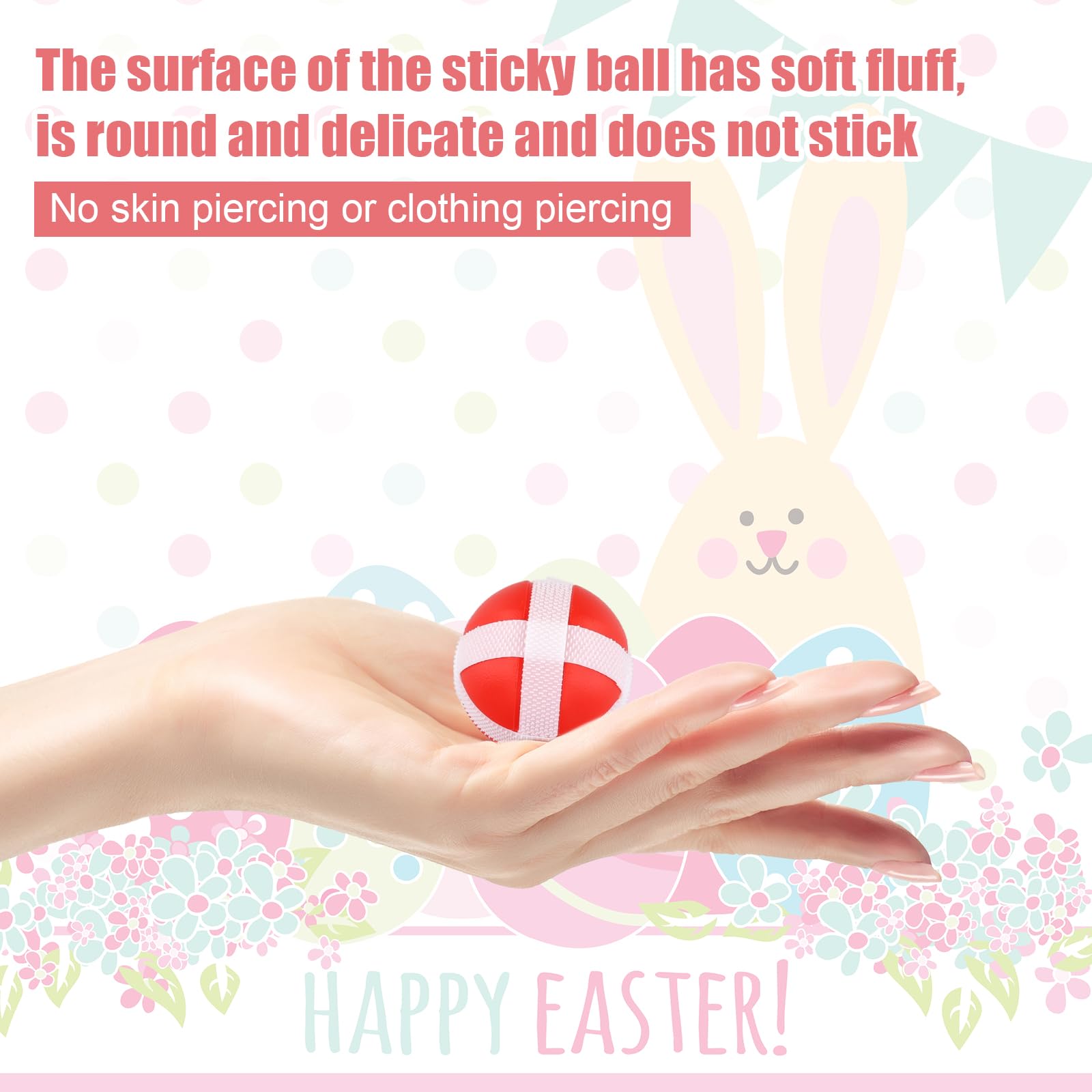 2pcs Easter Bunny Dart Board, Dart Board Sticky Balls Toys Games Easter ...