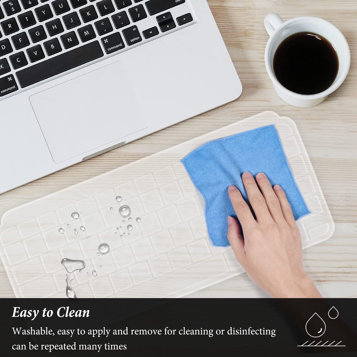 Snapklik.com : Keyboard Cover For Logitech MX Keys Mini Minimalist ...