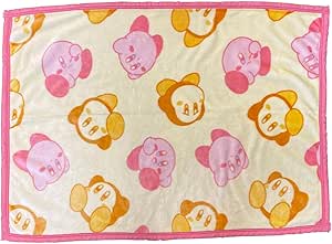 Amazon｜丸眞 ひざ掛け 任天堂 星のカービィ カービィ&ワドルディ 約H70×W100cm ブランケット かわいい ふわふわ おしゃれ 防寒グッズ 4585018700｜ブランケット ...