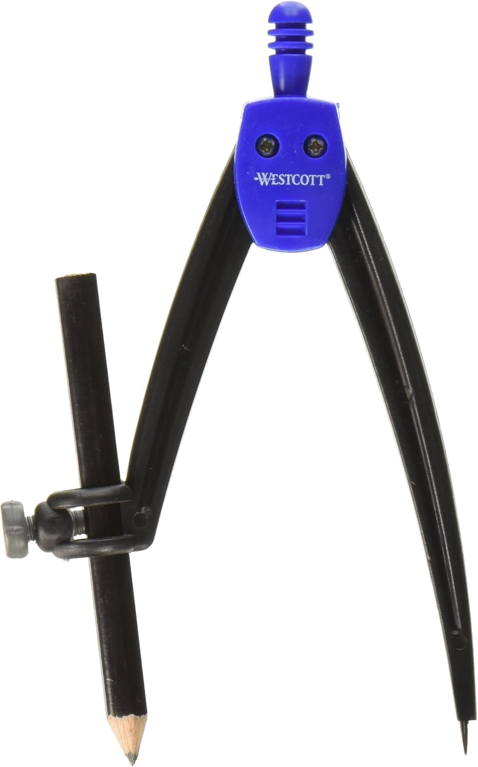 Amazon.com : Westcott Plastic Compass with Wooden Pencil : Geometry ...