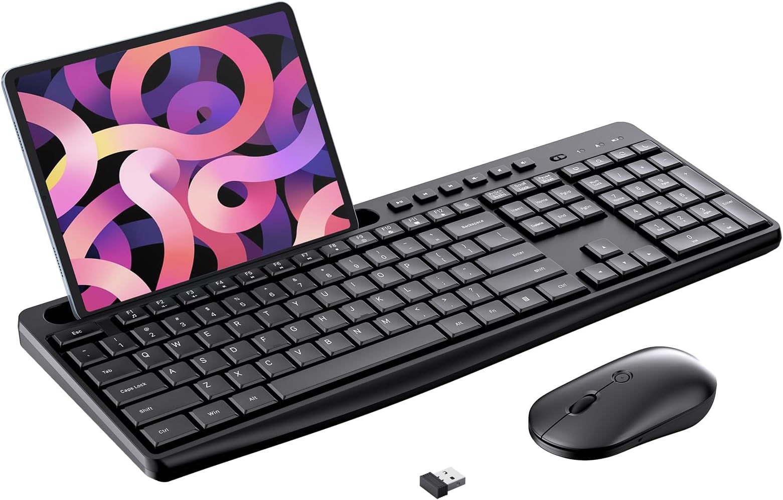 Amazon.com: Wireless Keyboard and Mouse Combo, Acebaff 2.4G Full Size ...
