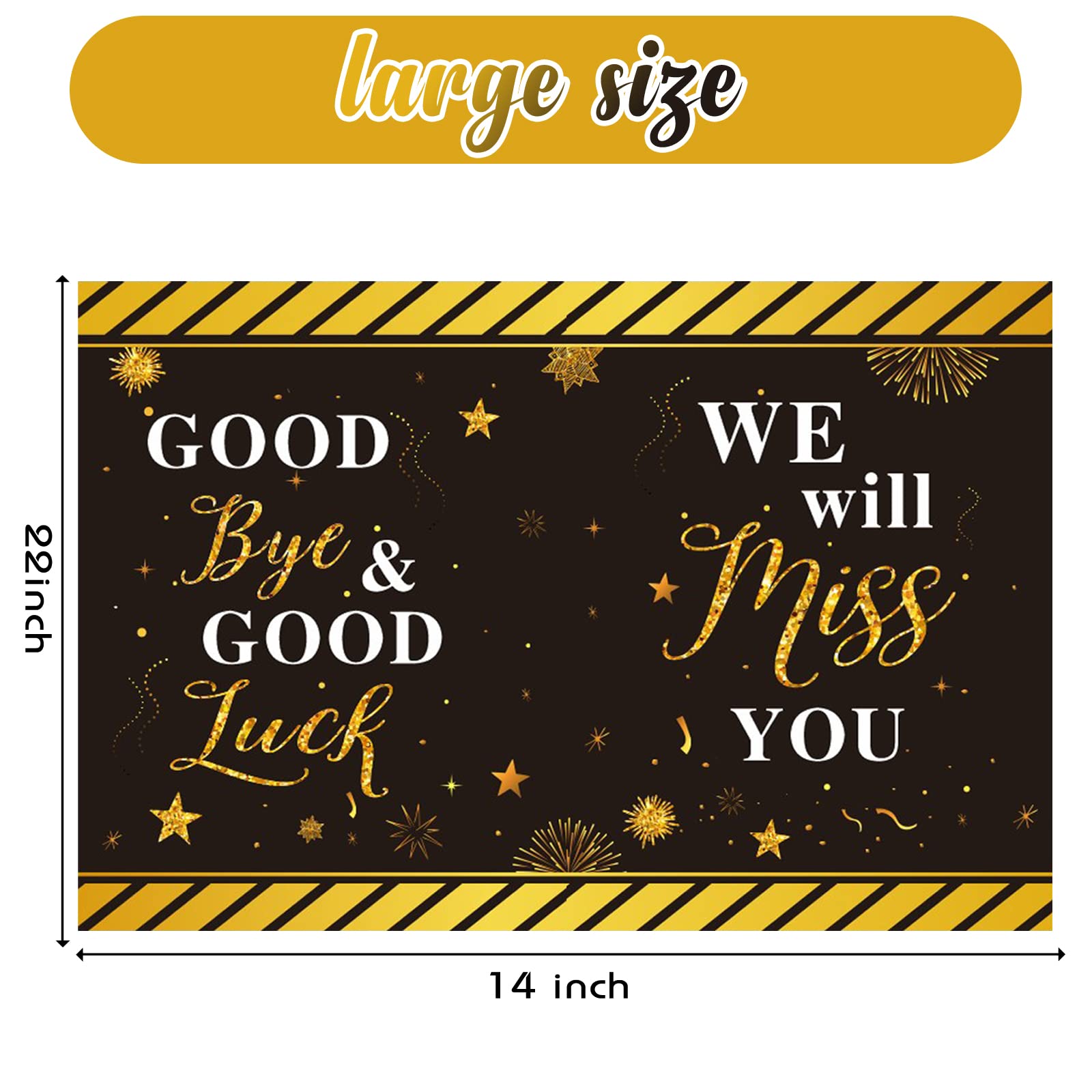 Giant Greeting Cards Farewell Buy Happy Retirement 2023 Party ...