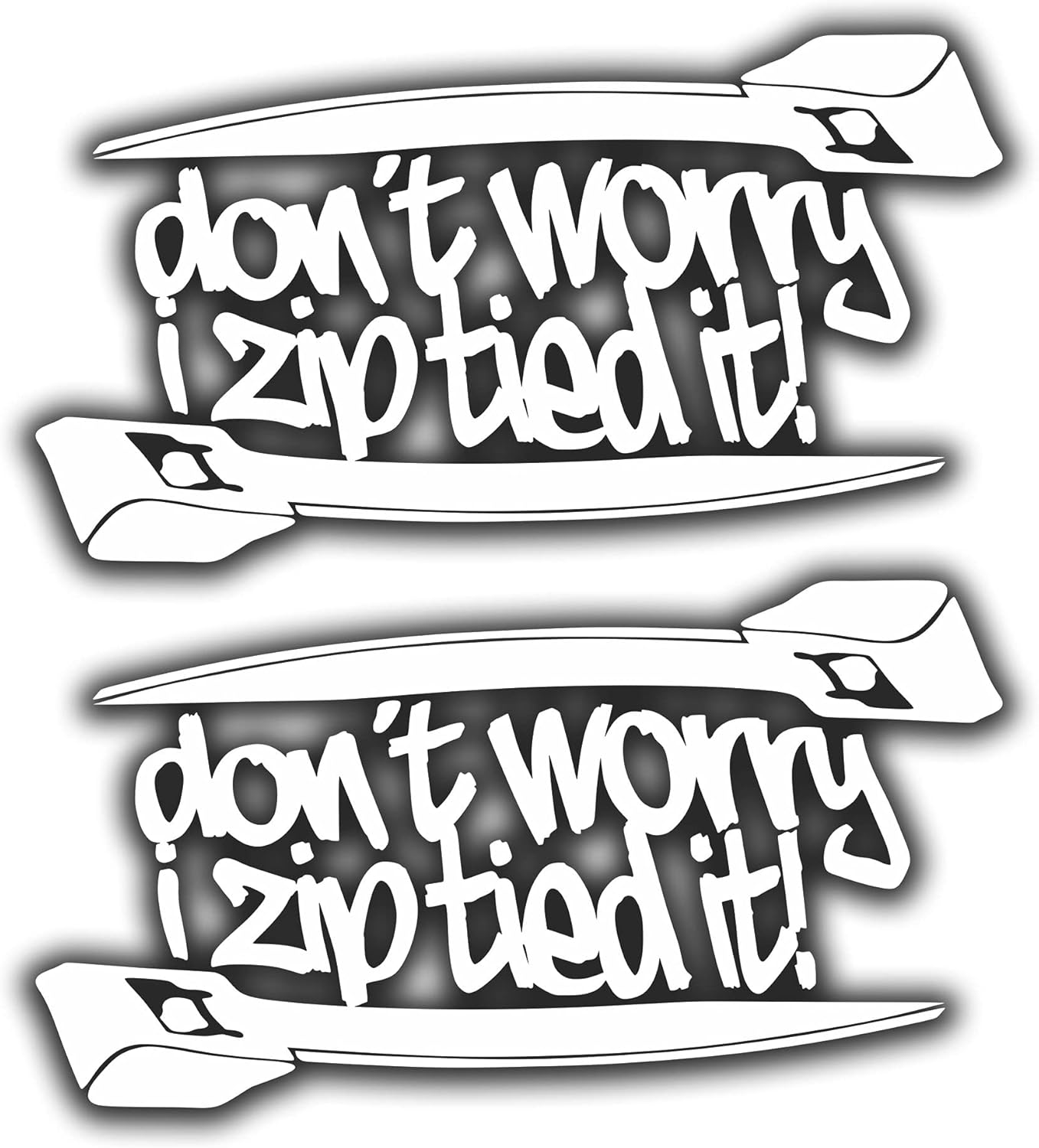 Amazon.com: Kramer Don't Worry i Zip tie Sticker for Car Vinyl Decal ...
