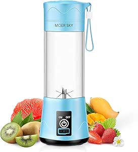 Amazon.com: Portable Juicer Blender, Household Fruit Mixer - Six Blades ...