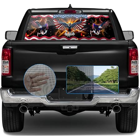 Amazon.com - Truck Rear Window Decal Wrap Fish Underwater Pickup Trucks ...