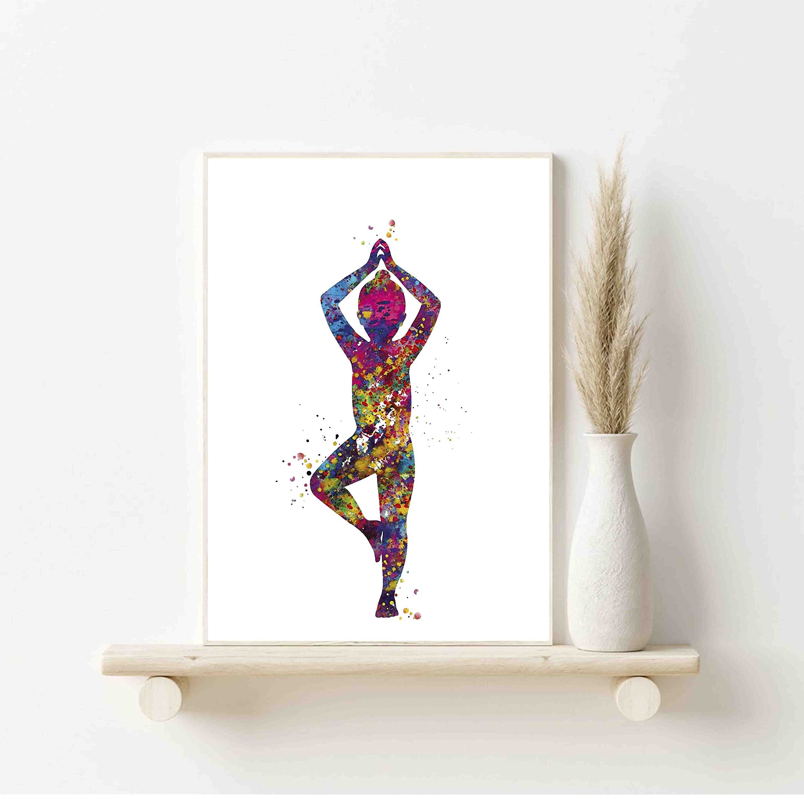 Yoga Tree Pose Art