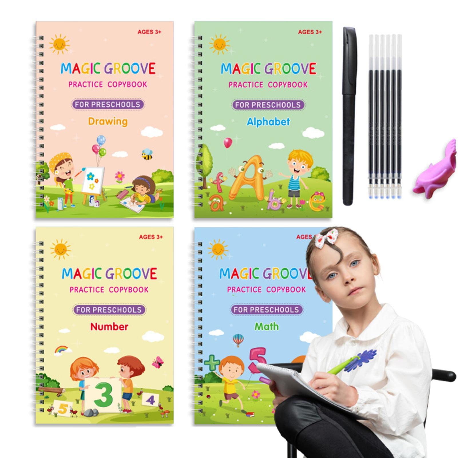 Magic Practice Copybook | 4-Pack Magic Practice Copybook, Practice ...