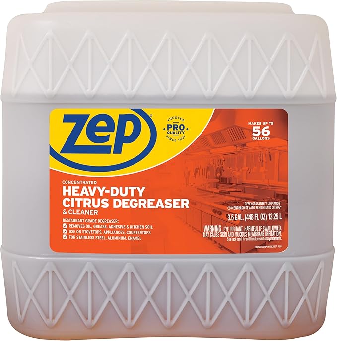 Amazon.com: Zep Heavy-Duty Citrus Degreaser Cleaner Concentrate - 3.5 ...