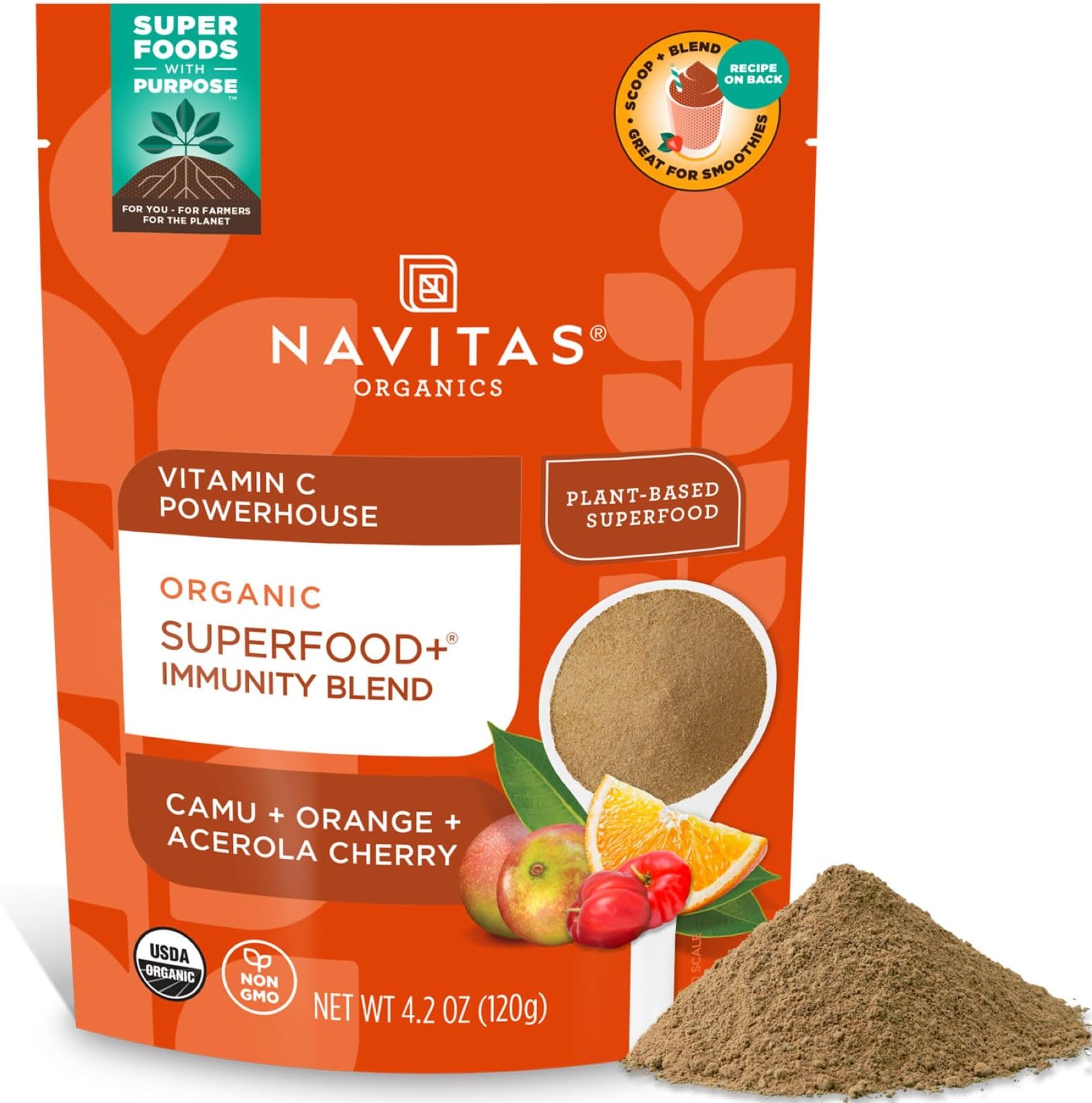 Amazon.com : Navitas Organics Acai Powder, 8 oz Bag, 76 Servings ...