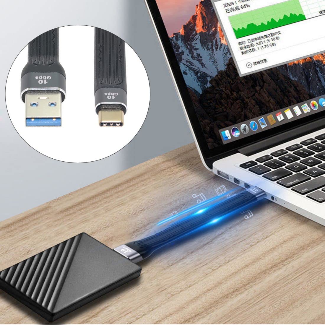 Snapklik.com : Chenyang USB 3.0 Type A Male To USB-C USB 3.1 Type C ...