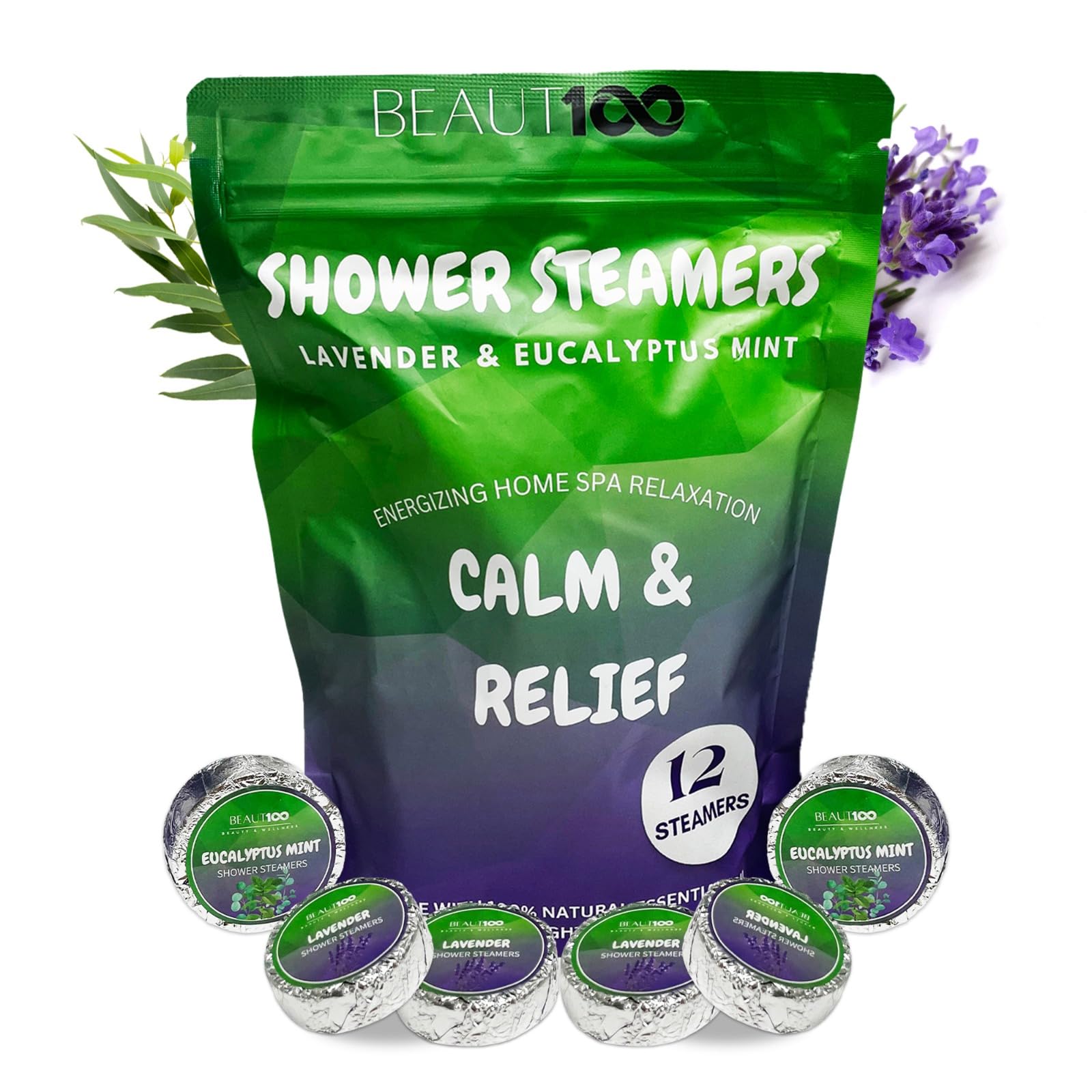 Amazon.com : Shower Streamers Aromatherapy 12 Pcs, Lavender Bath Bombs ...