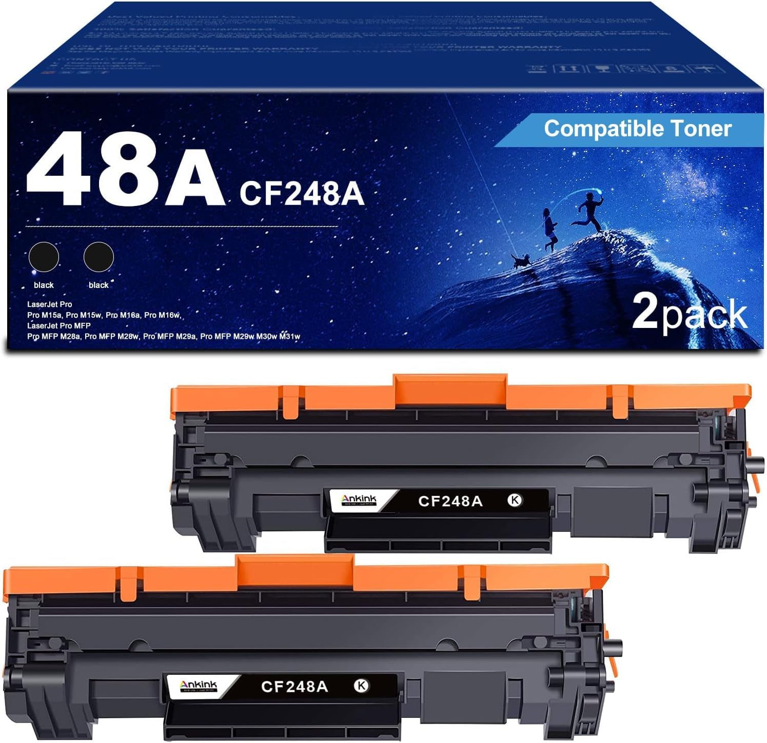 Amazon.com: Ankink Compatible Toner Cartridge Replacement for HP 48A ...
