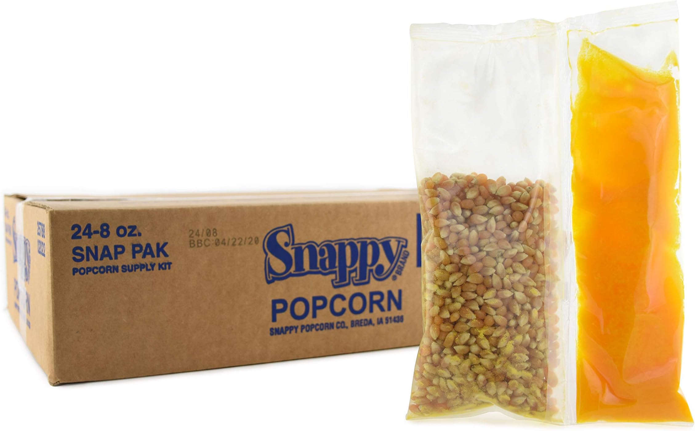 Amazon.com: 8oz Popcorn Machine Popcorn Packets - All-in-One Movie ...