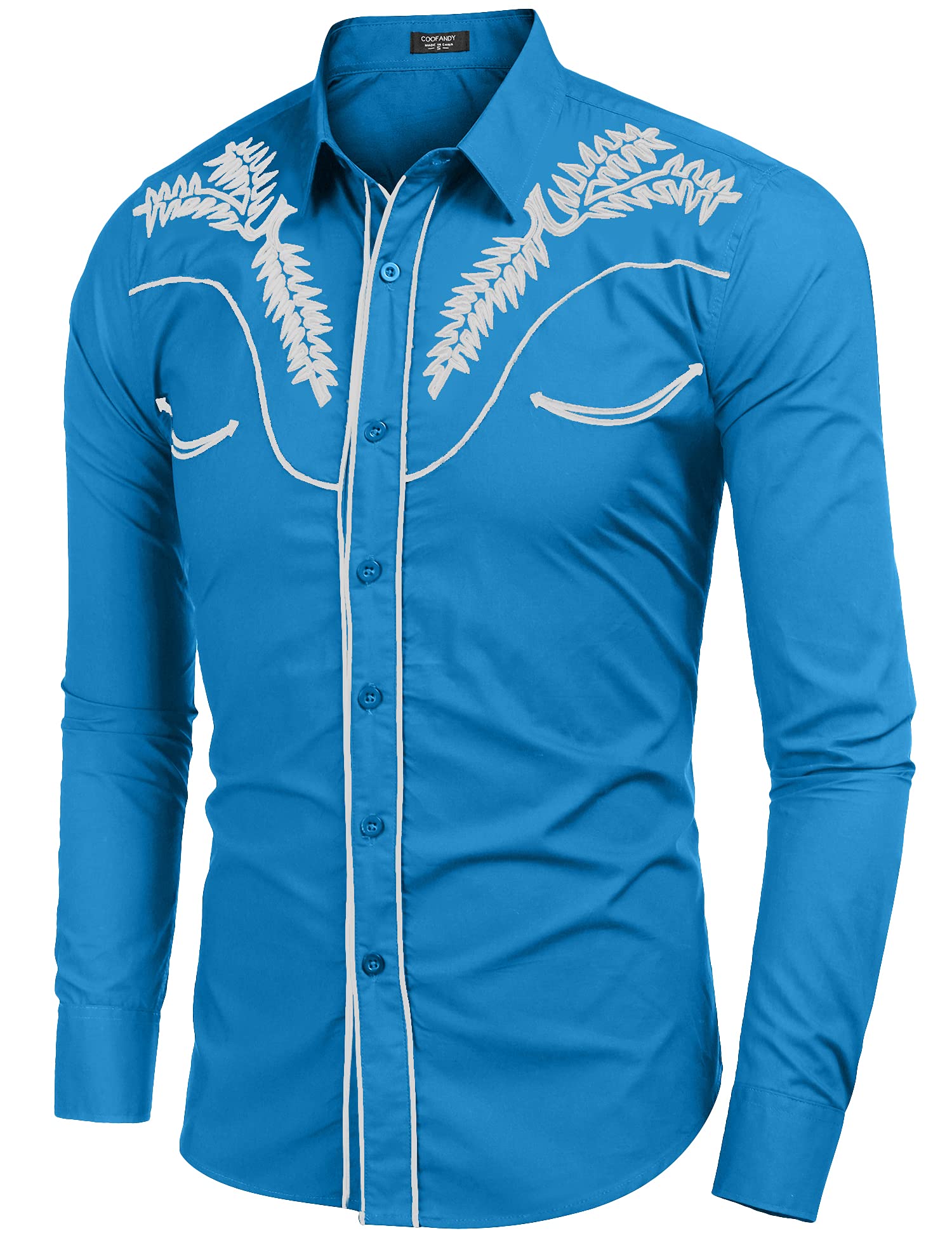 Snapklik.com : Mens Vintage Country Shirts Western Cowboy Embroidered ...