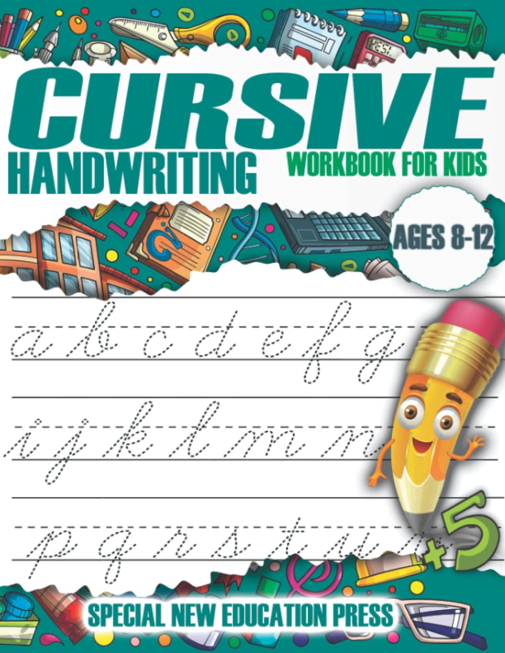 Buy Cursive Handwriting WorkBook For Kids Ages 8-12: A Beginner's Workbook For Learning ...